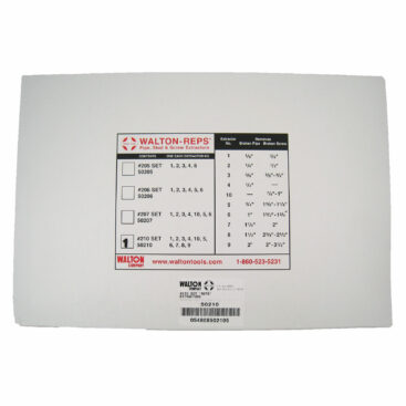 Walton 50210 10 Piece Pipe (NPT) Stud & Screw Extractor Set - Mechanics ...